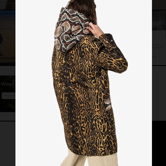 Burberry | Jackets & Coats | Burberry Leopard And Snake Print Parka ...